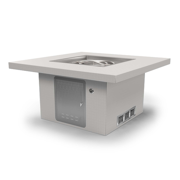 Ready to Finish Square Fire Pit Table Form - 24" Tall | Woodland Direct
