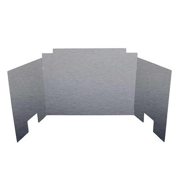 Real Fyre Three-Panel Contemporary Fireback Satin Stainless | Woodland ...