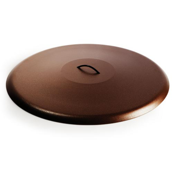 Round Copper Aluminum Fire Pit Cover - 24" | Woodland Direct