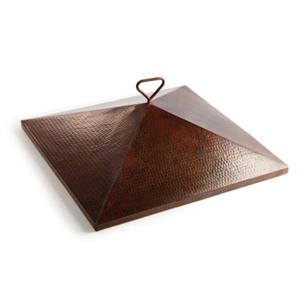 Sierra Copper Fire Bowl Cover - 26" | Woodland Direct
