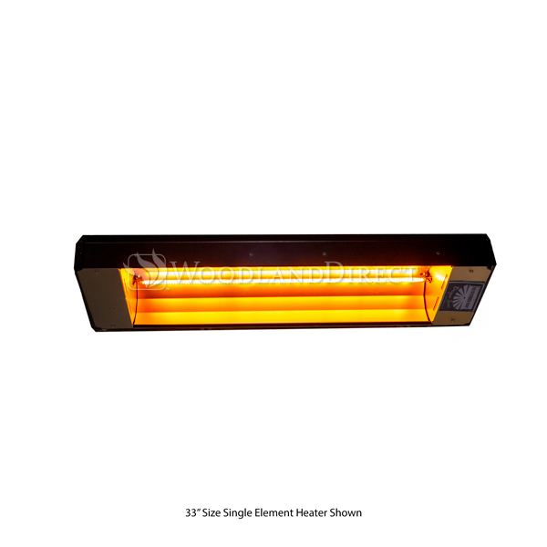 Detroit Radiant ELX Series 1250W Medium Wave Heater - 33" | Woodland Direct