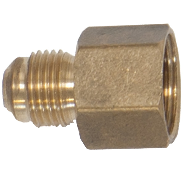 Straight Brass Fitting for Aluminum Gas Connector | Woodland Direct