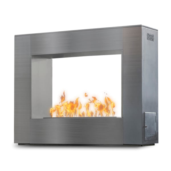 Williams See-through Stainless Steel Outdoor Gas Fireplace | Woodland ...