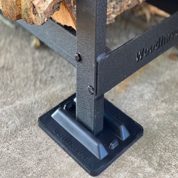 Woodhaven Firewood Rack Support Base - 6 Pack | Woodland Direct