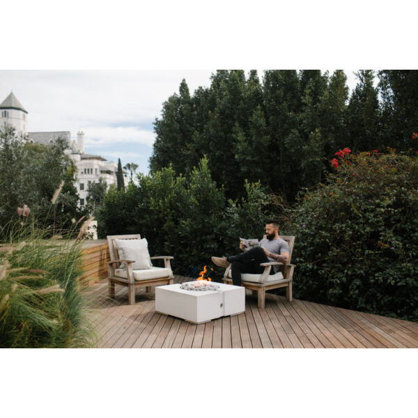 HPC Fire Dekko Belmont Electronic Gas Fire Pit - 32" | Woodland Direct