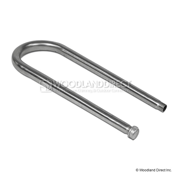 Stainless Steel U-Burner - 18" | Woodland Direct