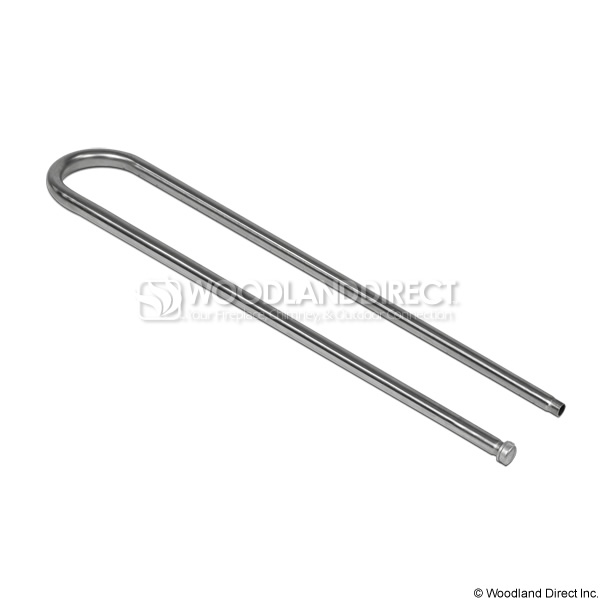 Stainless Steel U-Burner - 36" | Woodland Direct