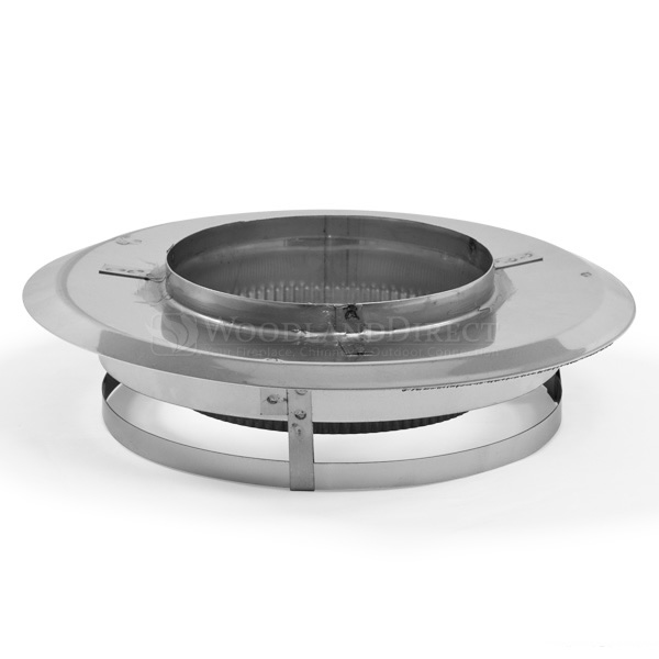 8" Diameter Champion Stainless Steel Pipe End Rain Cap | Woodland Direct