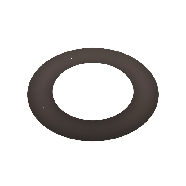 8" Diameter Champion Steel Sloped Ceiling Trim Collar for Class-A Pipe ...