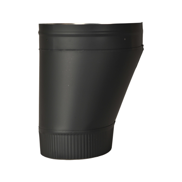 8" Diameter Champion Single Wall Straight Oval to Round Adapter ...