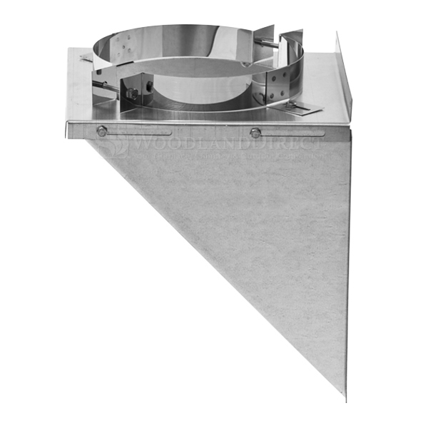 6" Diameter Champion Galvanized Steel Tee Support | Woodland Direct