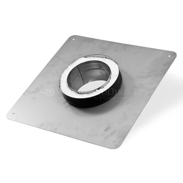 8" Diameter Champion Stainless Steel Transition Plate | Woodland Direct