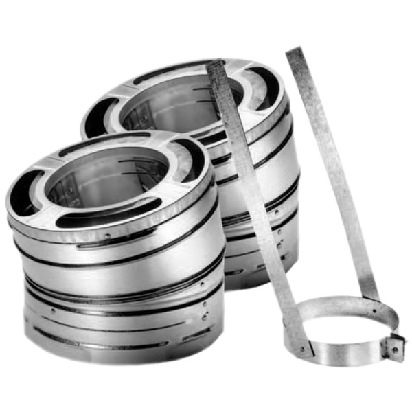 DuraPlus 6" Stainless Steel Elbow Kit - 30 Degree | Woodland Direct