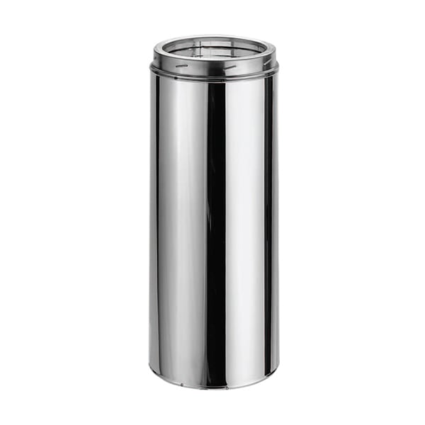 DuraTech 8" Stainless Steel Chimney Pipe - 9" | Woodland Direct