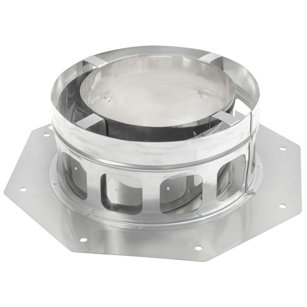 Metal-Fab Air-Cooled Temp Guard 14" Anchor Plate | Woodland Direct