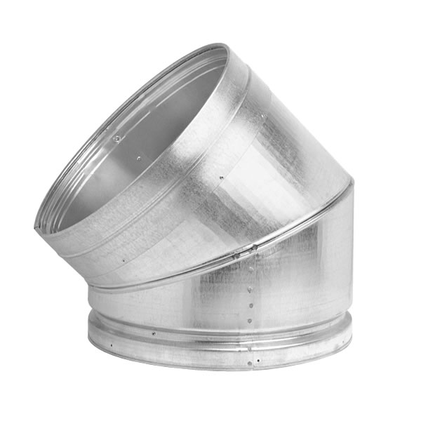 Metal-Fab Adjustable Elbow - 45 Degree | Woodland Direct
