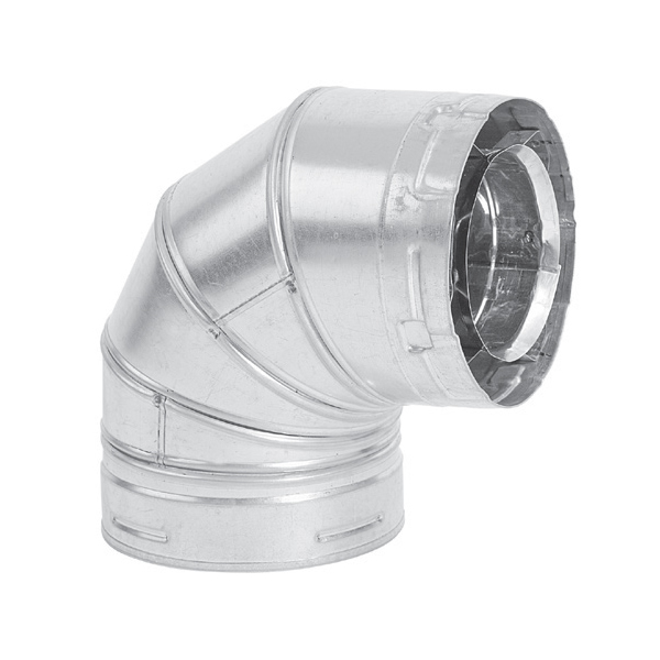 Metal-Fab 5" x 8" Direct Vent 90° Adapter | Woodland Direct