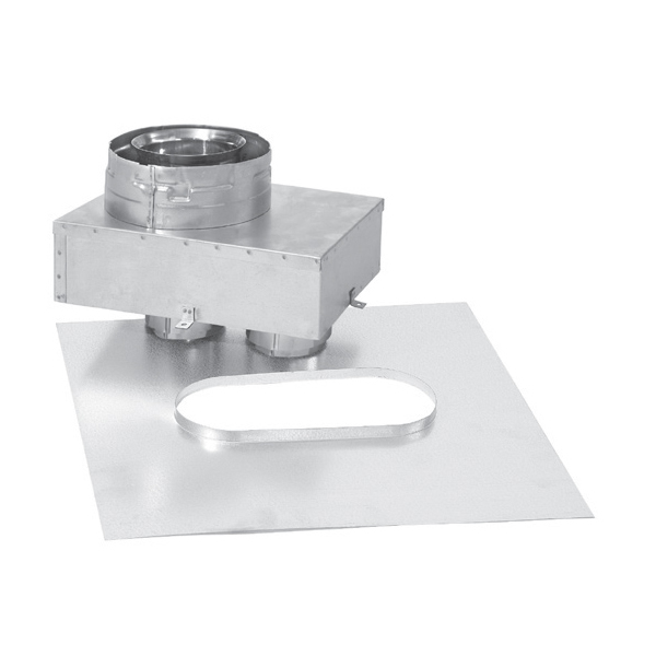 Metal-Fab 4" x 6.5" Direct Vent Liner Termination Kit | Woodland Direct
