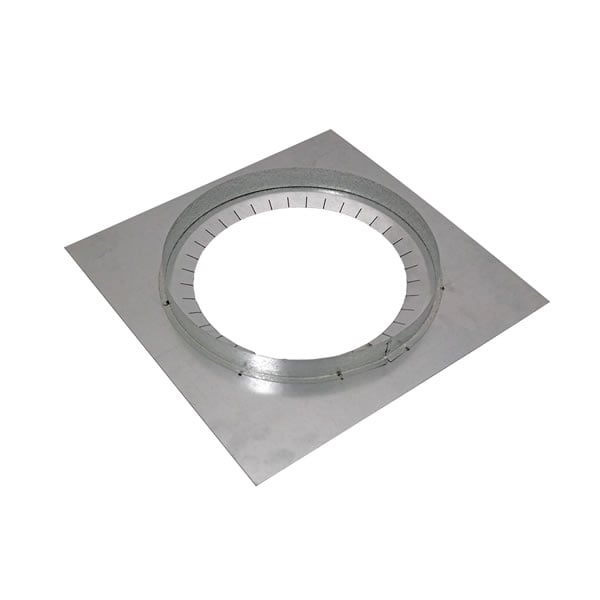 Metal-Fab 4" x 6.5" Direct Vent Support Plate Firestop | Woodland Direct