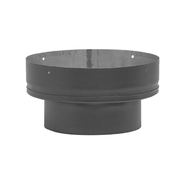 Metal-Fab 6" Double Wall Black Stove Pipe - 6-8" Increaser | Woodland ...