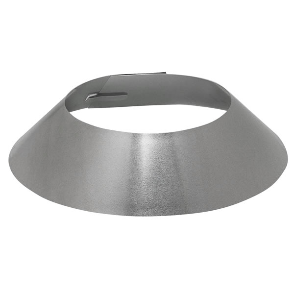 Metal-Fab 10" Temp Guard Stainless Storm Collar | Woodland Direct